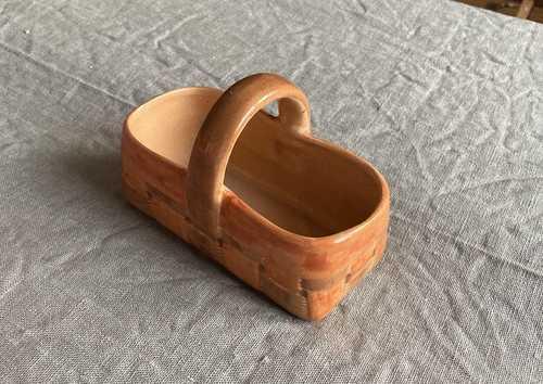 Керамическая корзиночка СССР