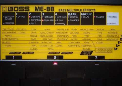 Гитарный процессор Boss ME-8B