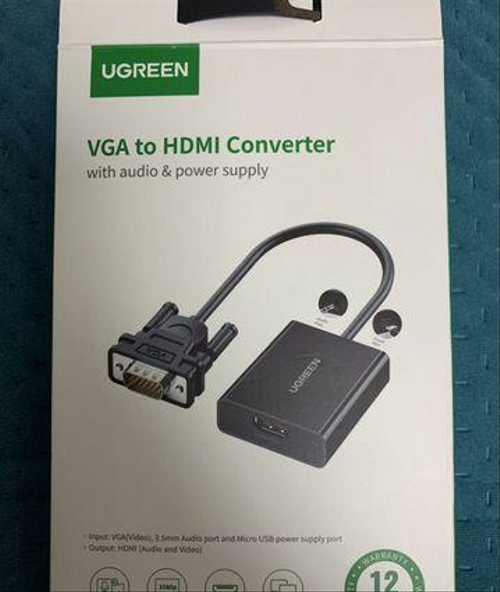 Vga to hdmi converter