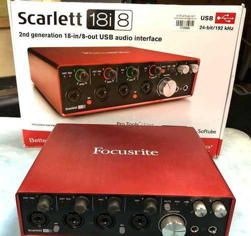 Focusrite Scarlett 18i8 2nd Gen USB