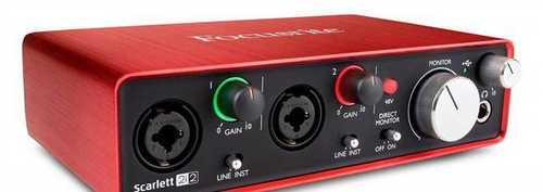 Внешняя звуковая карта focusrite scarlett 2i2 3rd gen