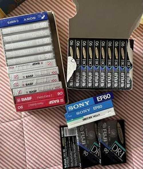 Новые аудио кассеты Fuji, Basf, Sony