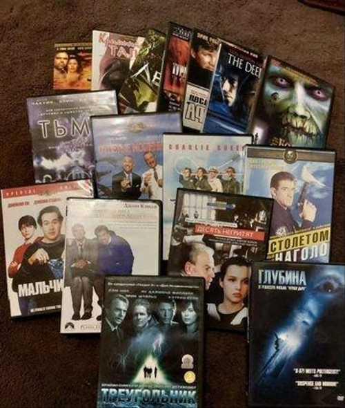 Коллекция DVD дисков разных жанров