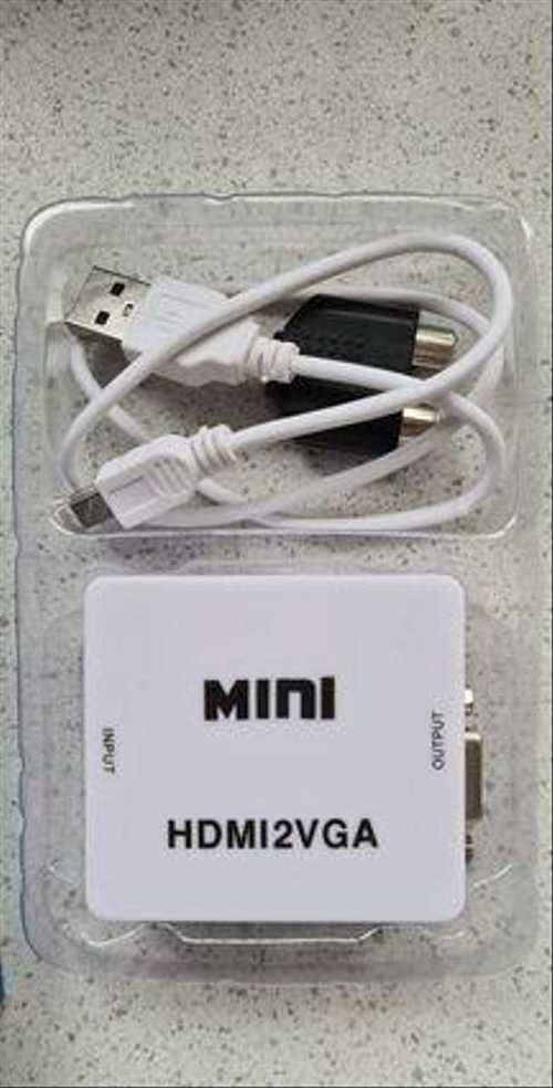 Mini hdmi2vga конвертер