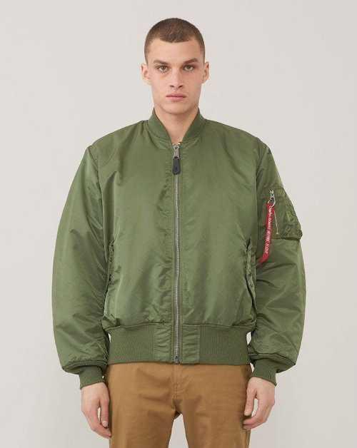 Куртка пилот alpha industries ma-1 ma1 core sage