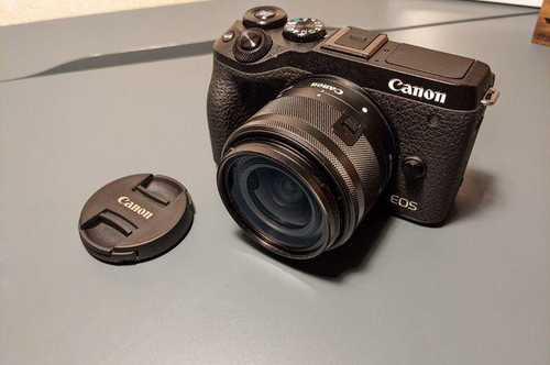 Canon eos m6 mark ii kit 15-45mm + EVF-DC2