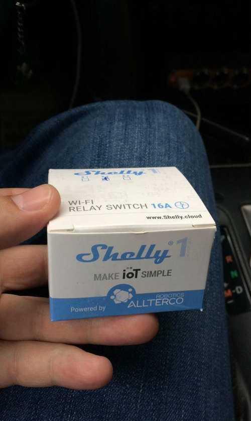 Shelly 1 wifi реле