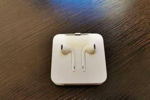Apple earpods оригинал + кабель lighting 3.5 jack