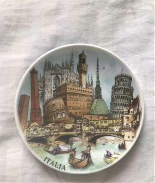 Настенная тарелка Италия сувенир
