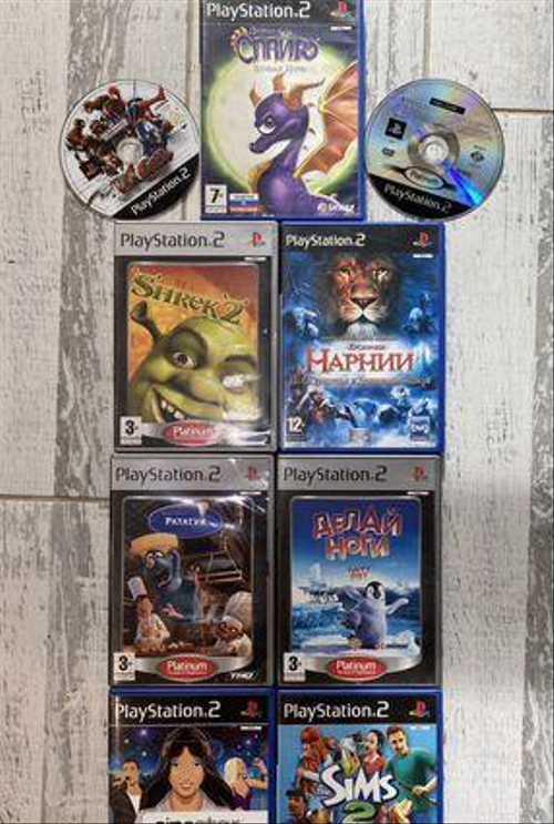 Лицензионные игры для PlayStation2