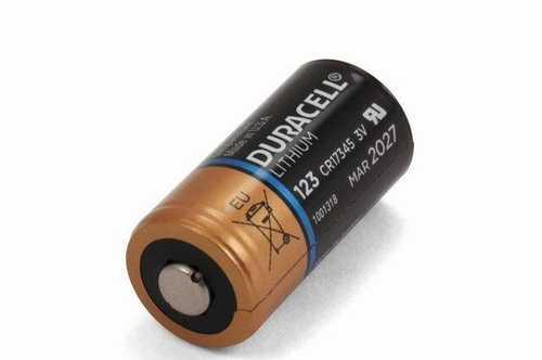 Батарейка литиевая duracell Ultra 3V (CR123)