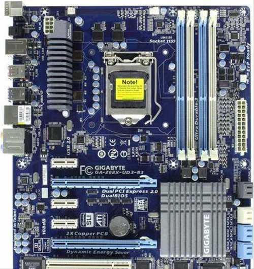 Материнская плата Gigabyte GA-Z68X-UD3-B3 LGA1155