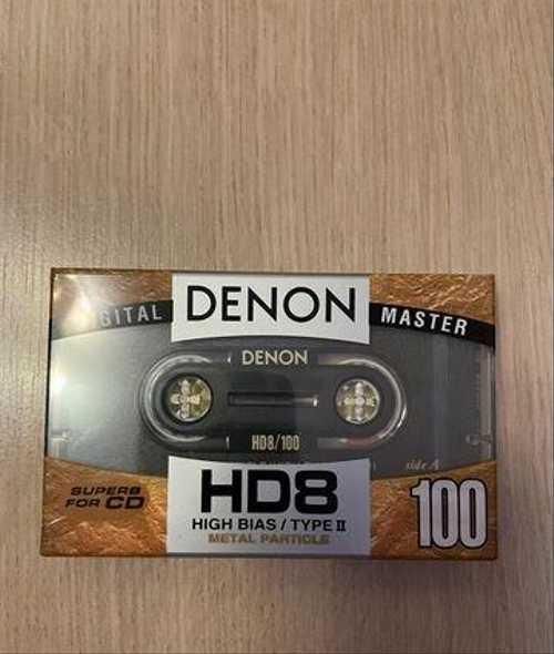 Новая аудио кассета хром Denon 100мин