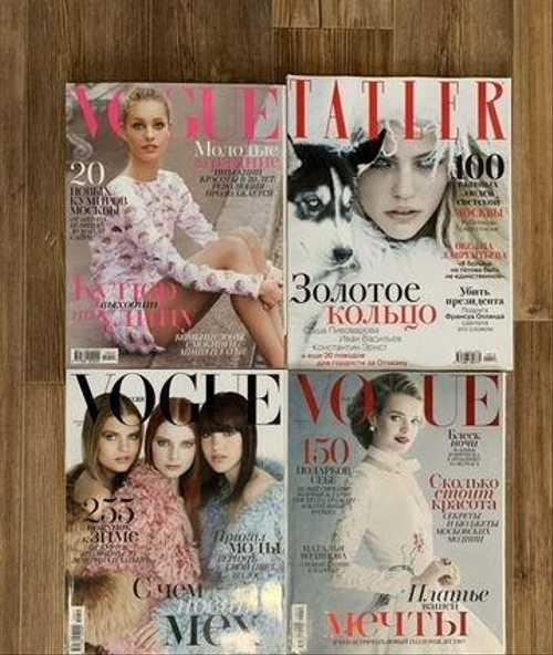 Журналы Vogue Tatler 2014 год