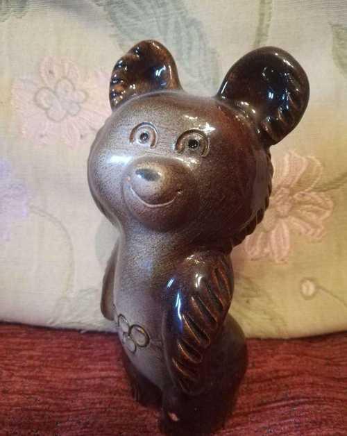 Керамическая статуэтка. Олимпийский мишка. Латвия