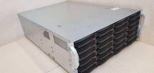 4U/2xE5-2609v2/X9DRD-A/24xHDD3.5/SAS9211-8i/2x740W