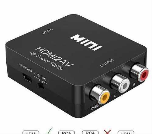 Hdmi to Composite video (PAL/ntsc) + Audio (RCA)