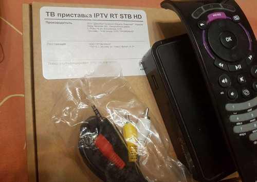 Тв приставка iptv RT STB HD Ростелеком