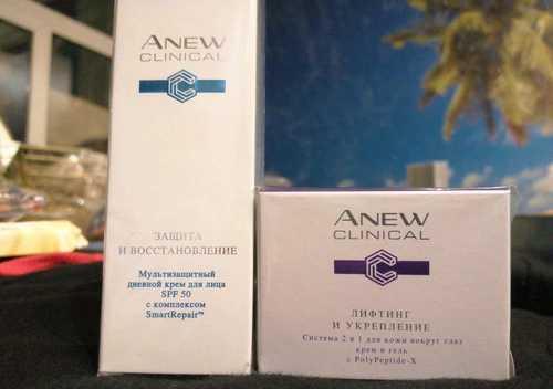 Крема Anew Avon разные