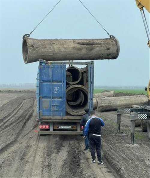 Трубы жб и асбоцементные разных диаметров