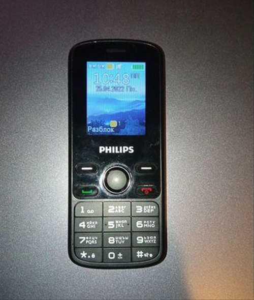 Настроить телефон philips e106