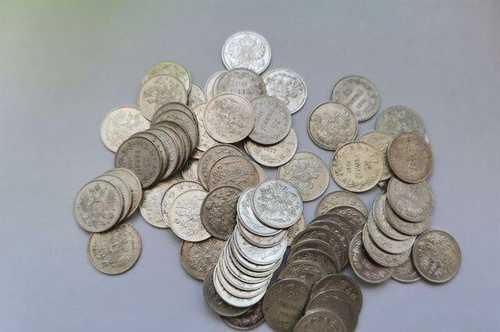 25 пенни серебро, Русская Финляндия