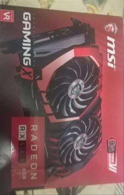 Видеокарта rx480 8gb msi gaming x