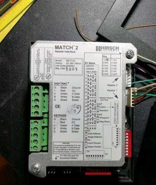 Скуд hirsch electronics match 2 reader interface Москва | Festima.Ru ...