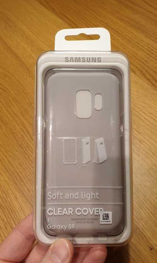 Чехол Clear Cover на samsung Galaxy S9