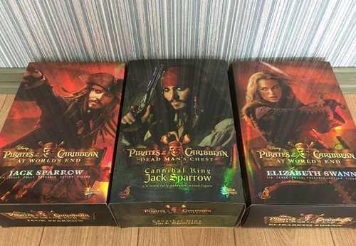 Hot toys Canibal King Jack Sparrow Elizabeth Swann