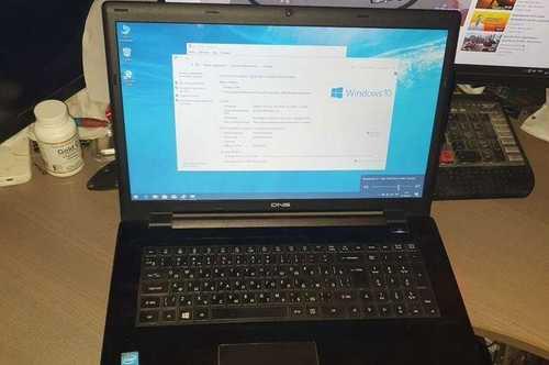 Ноутбук DNS 17" W970TUQ, с SSD диском