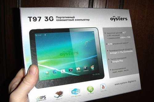 Планшет на Андройд Oysters T97 3G