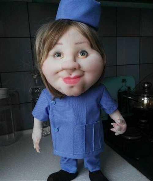 Кукла доктор, подарок врачу