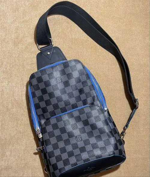 Сумка Louis vuitton Avenue Sling Damier Graphite