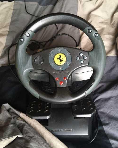Контроллере руль и педали thrustmaster ferrari gt