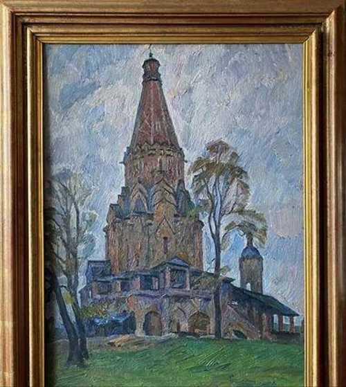 Папикян А.С.(1926-1997)"Храм в Подмосковье." 1978