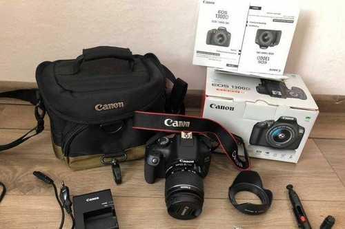 Зеркальный фотоаппарат Canon EOS 1300D 18-55 IS II