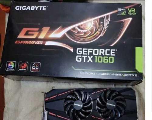 Gtx 1060 6 gb Gigabite g1 gaming