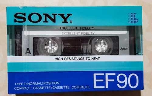 Аудиокассета Sony ef90 оригинал