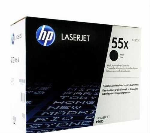 Картридж HP 55X (CE255X) оригинал