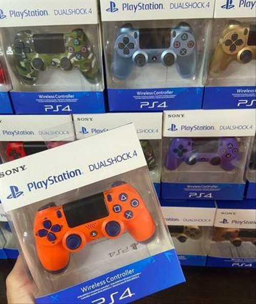 Джойстик ps4 как оригинал новые с кабелем и гарант