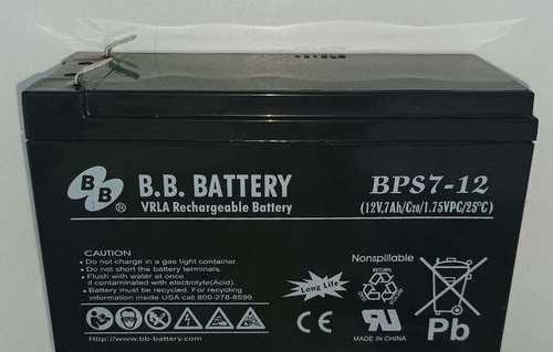 Аккумулятор BB battery BP7-12