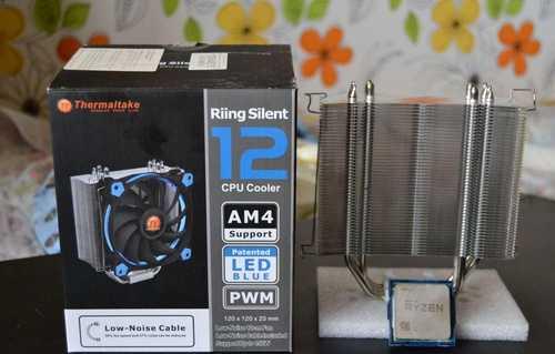 Куллер для CP Thermaltake Riing Silent 12 Blue