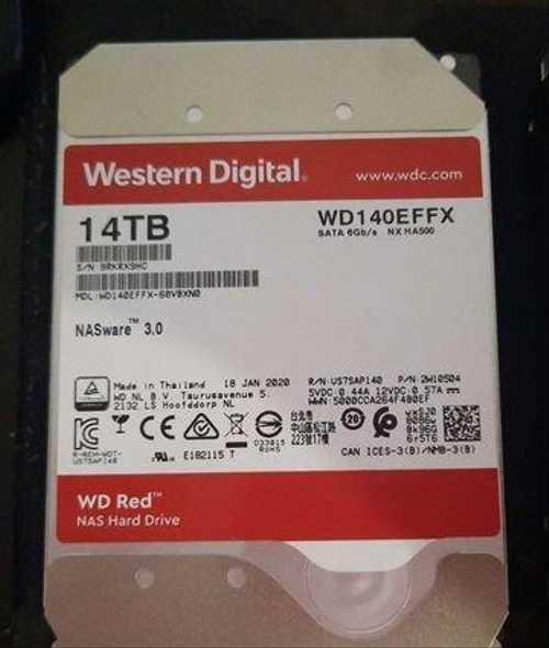 Жесткий диск Western Digital Red 14TB WD140effx