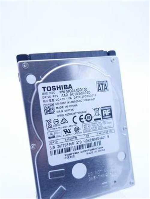 Жесткий диск для ноутбука toshiba MQ01ABD100 1тб