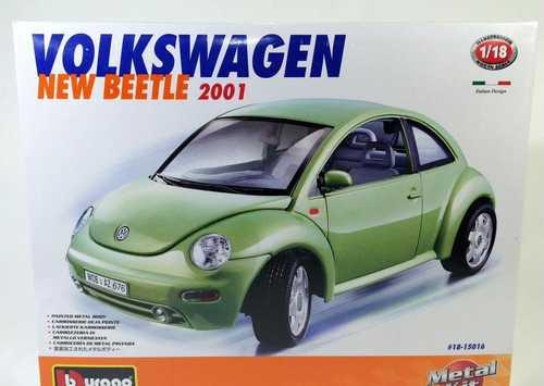 Volkswagen New Beetle 2001 Bburago 1/18 сборка