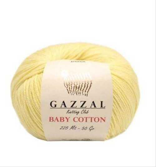 Пряжа gazzal baby cotton