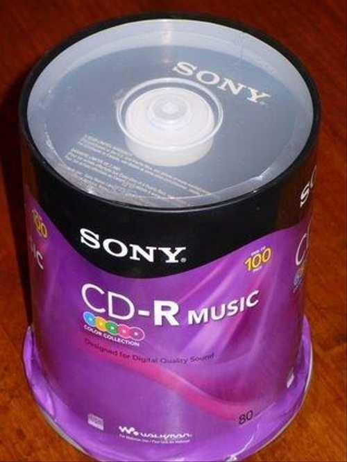 CD-R audio music Sony TDK диски оптическ. болванки