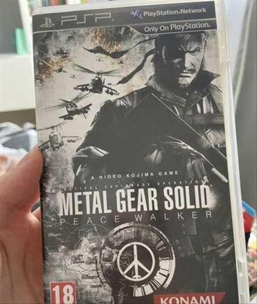 PSP игры Metal Gear Kojimo