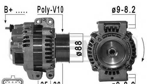 Генератор Скания /Scania P, G, R series